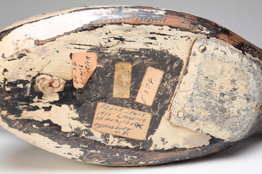 Frank Lewis | WHISTLER HUMPBACK DECOY BY FRANK LEWIS. | MutualArt