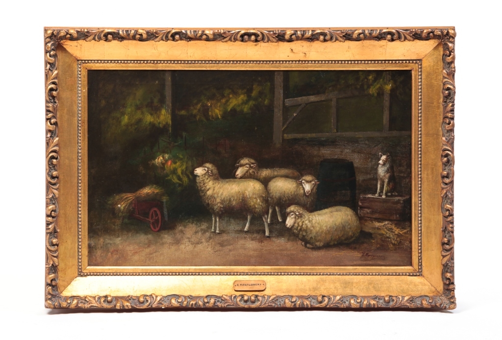 Alfred Montgomery | SHEEP BY ALFRED MONTGOMERY. | MutualArt