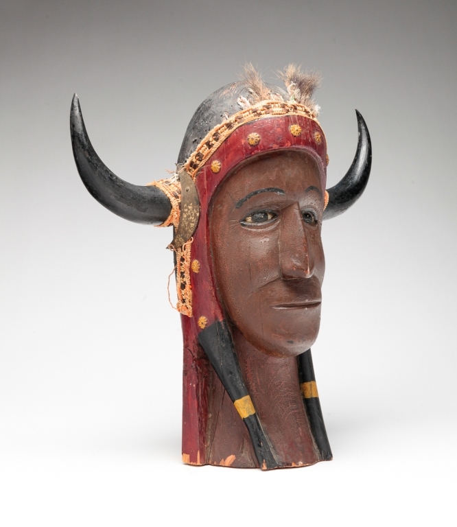 American School, 19th Century | NATIVE AMERICAN OSAGE TRIBE CARVING ...