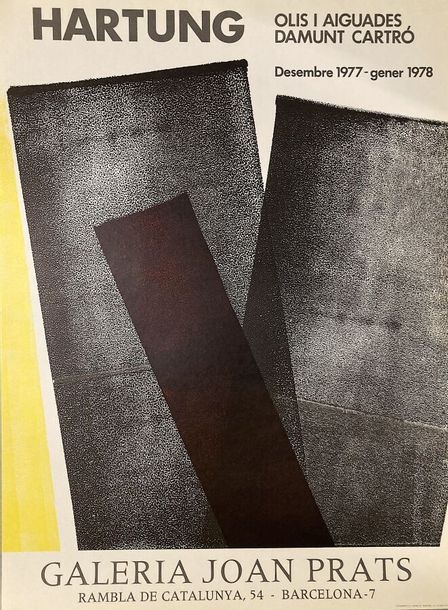 Hans Hartung | HARTUNG Hans Original poster lithograph 1978,... - Lot ...