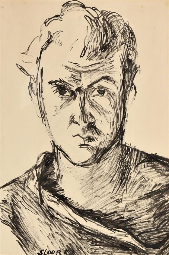 Karel Sloup | MUŽSKÝ PORTRÉT | MutualArt