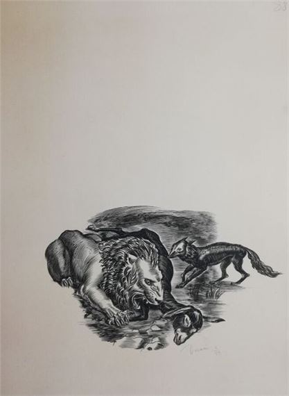 Albert Decaris | plus 1 unsigned DECARIS Albert Samson - John... - Lot ...