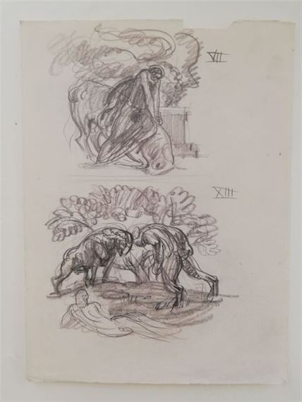 Albert Decaris | DECARIS Albert Pencil drawing on paper, ... - Lot 413 ...