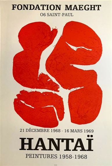 Simon Hantaï | HANTAI Simon Original poster lithograph 1969,... - Lot ...