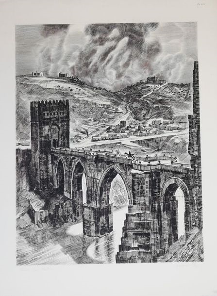 Albert Decaris | DECARIS Albert Toledo Original etching signed... - Lot ...