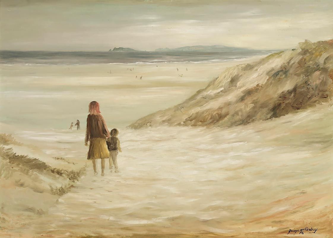 George McConkey | Day Out on the Beach (1976) (1976) | MutualArt