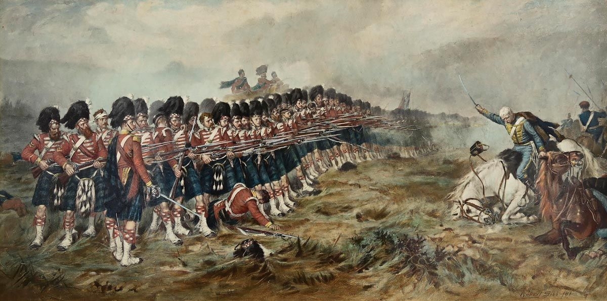 The Thin Red Line Painting