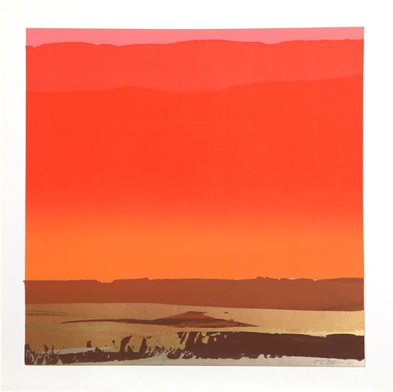 Joseph Grippi | Red Landscape (Circa 1975) | MutualArt