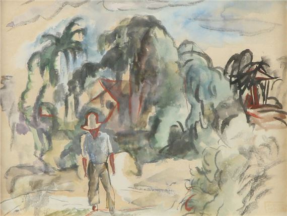 Jules Pascin | Figure with a Hat | MutualArt