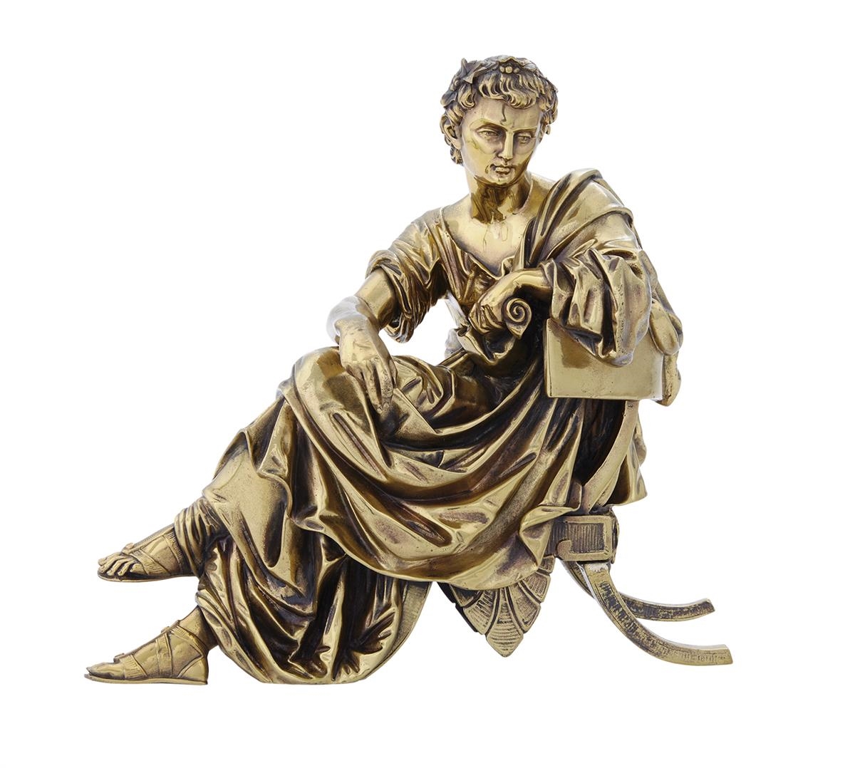 French School | French Bronze of a Seated Roman Scholar (Circa 1900 ...