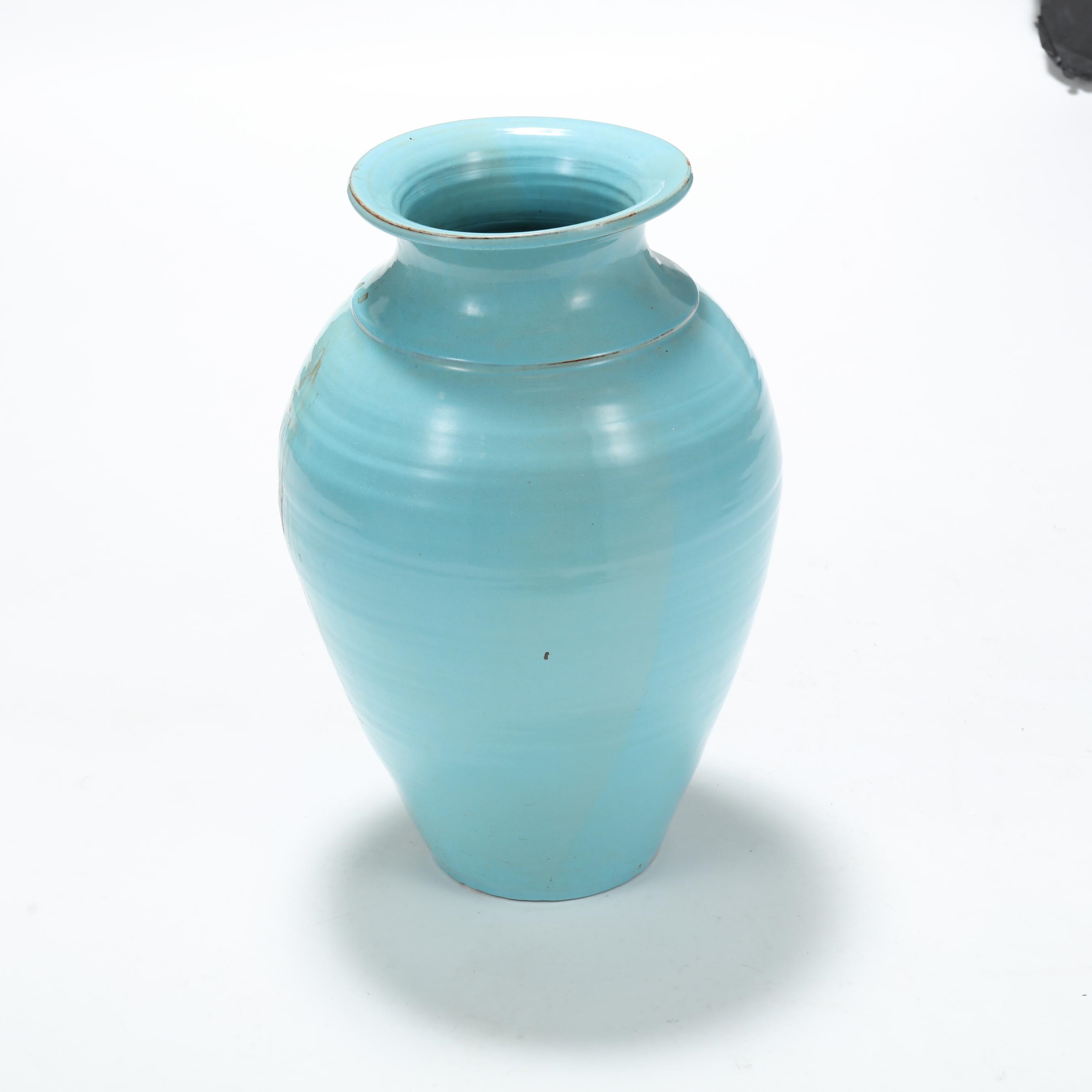 Waymon Cole | Large Pottery Floor Vase (1930s - 1940s) | MutualArt