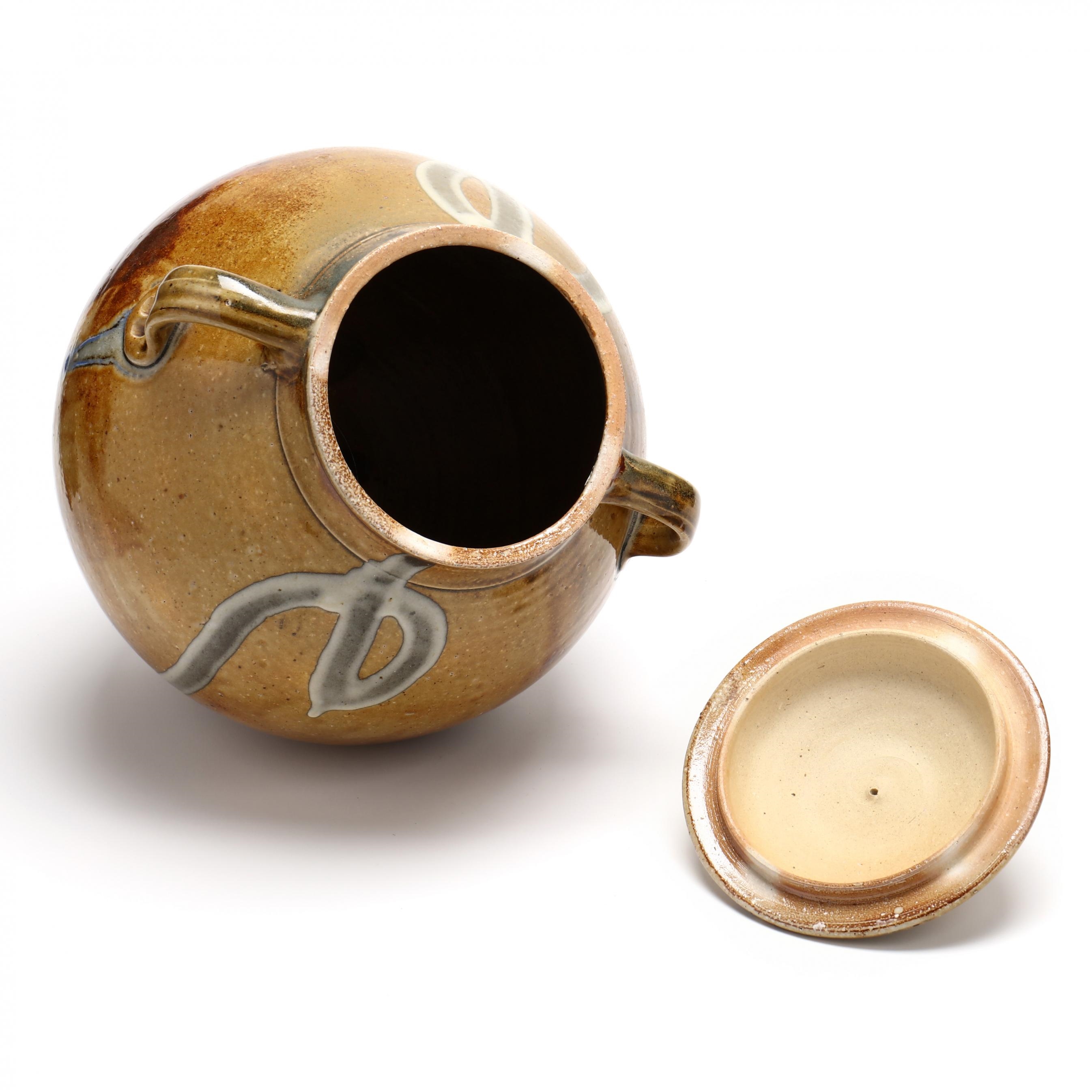 Mark Hewitt | Lidded Pottery Jar | MutualArt