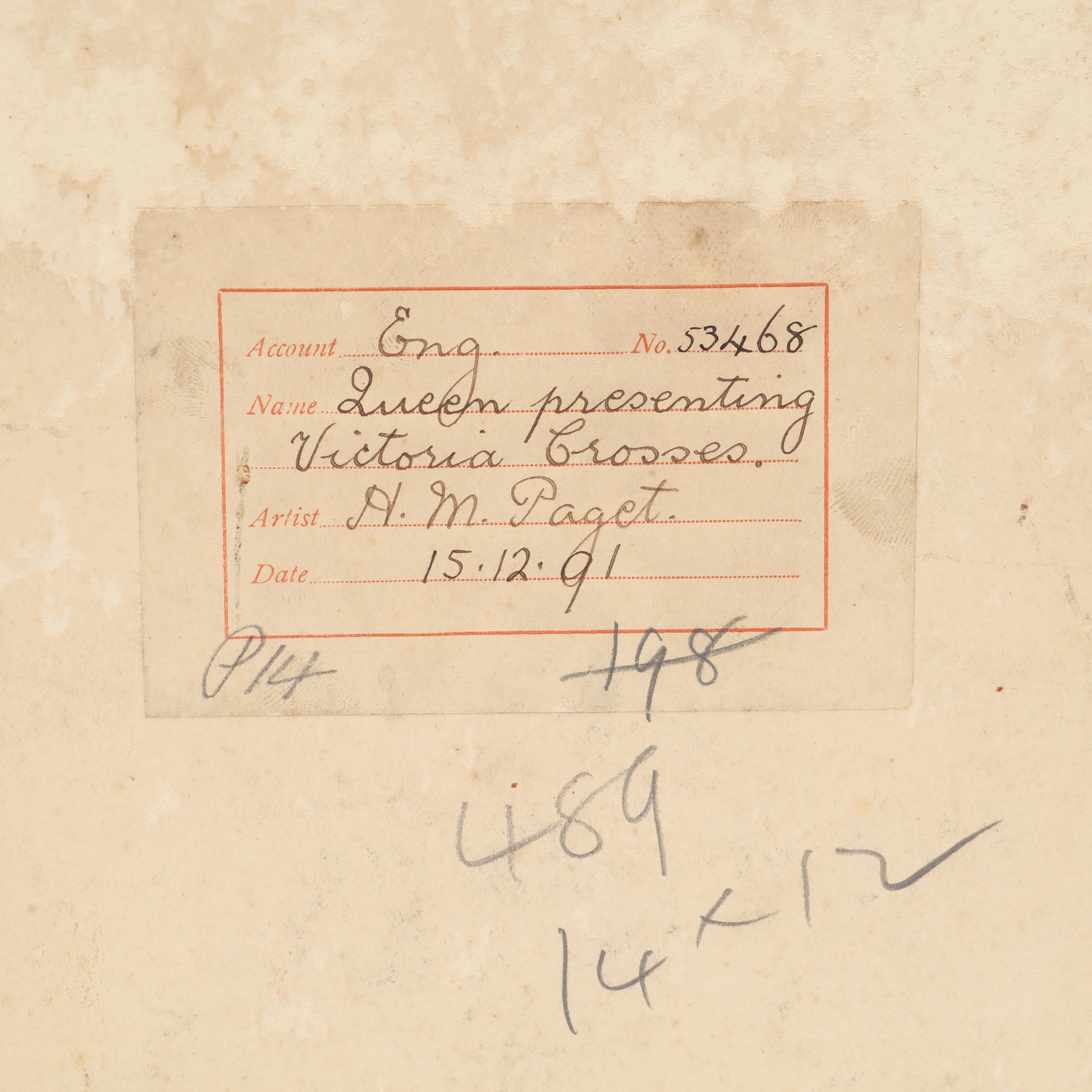 Henry Marriott Paget | Queen Presenting Victoria Crosses | MutualArt