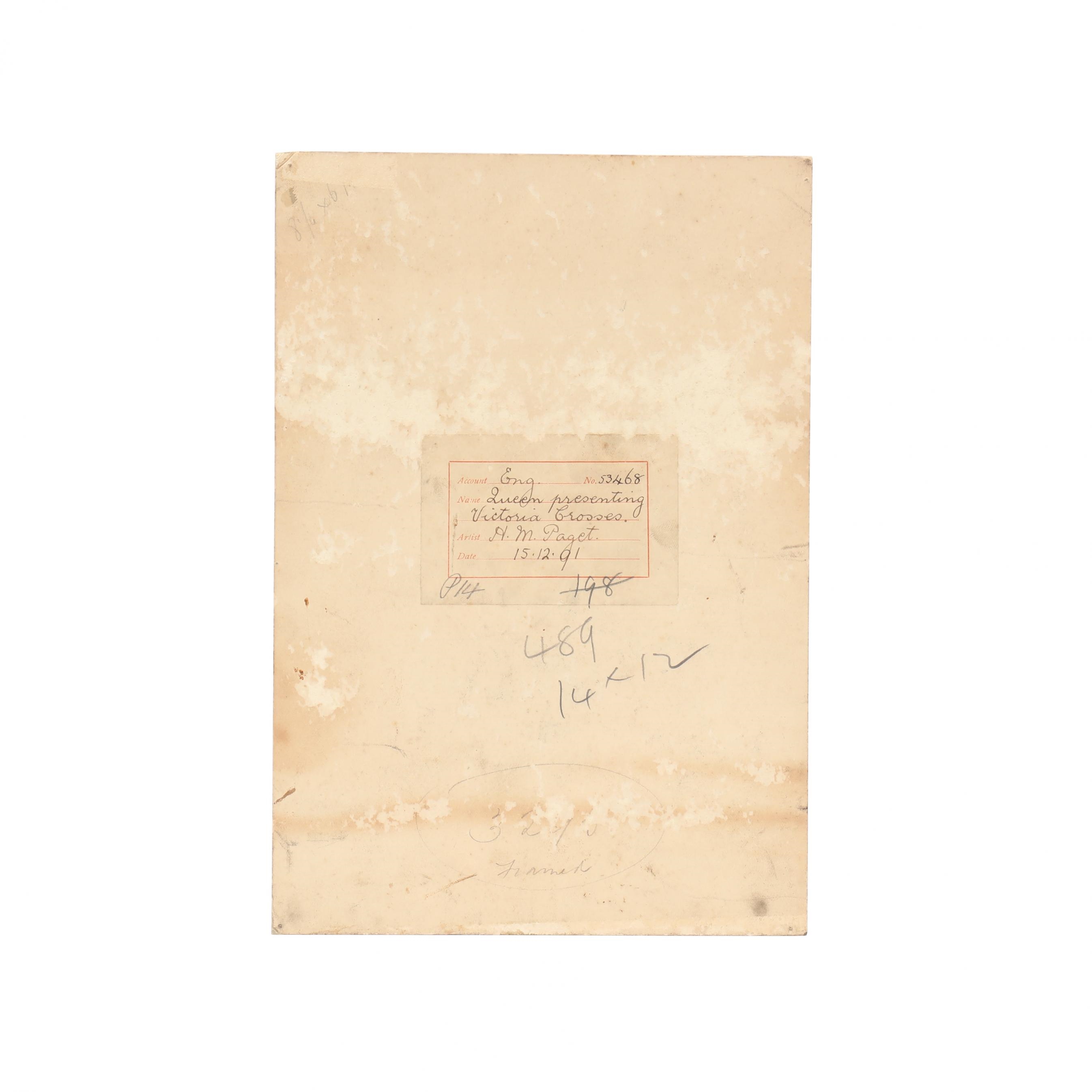 Henry Marriott Paget | Queen Presenting Victoria Crosses | MutualArt