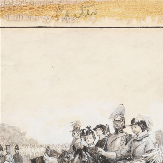 Henry Marriott Paget | Queen Presenting Victoria Crosses | MutualArt