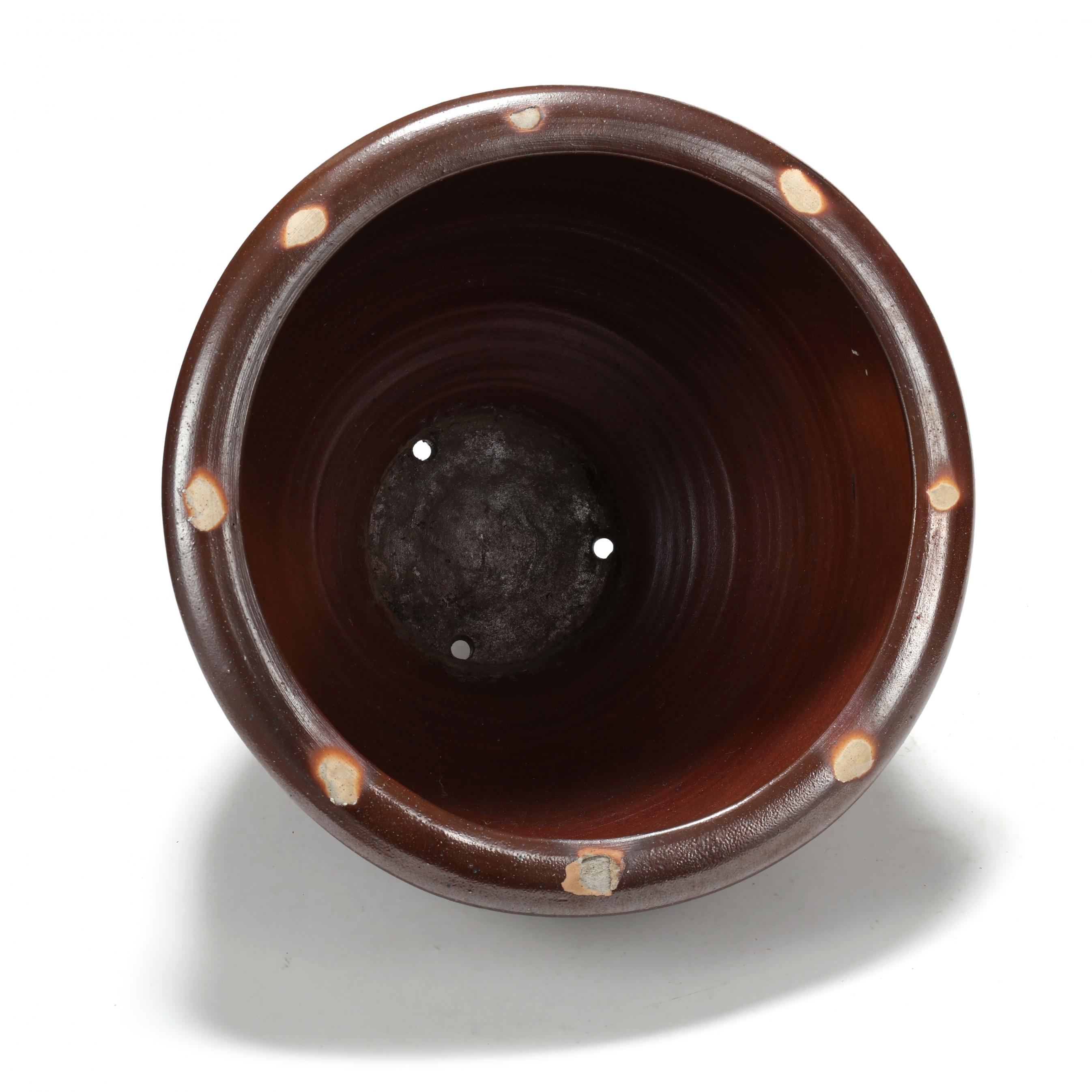 Mark Hewitt | Decorated Pottery Jardiniere | MutualArt