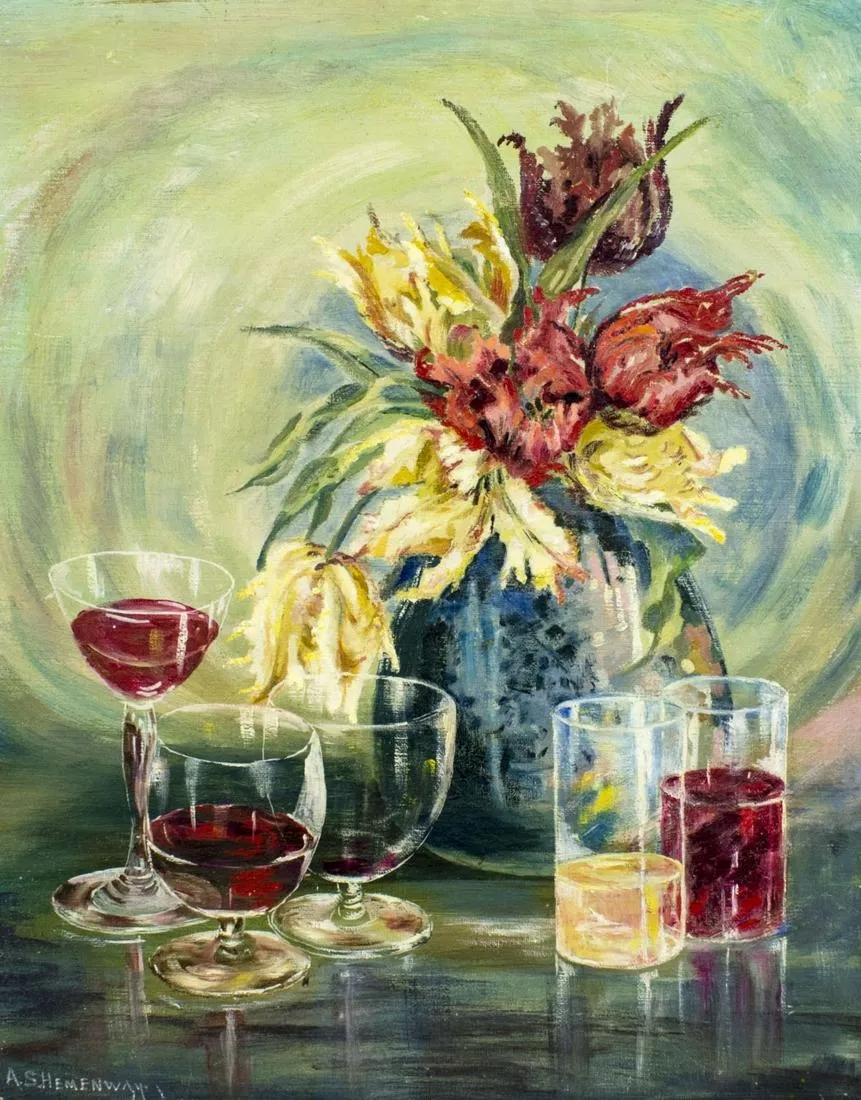 Alice Spaulding Hemenway | Still Life with Vase of Flowers | MutualArt