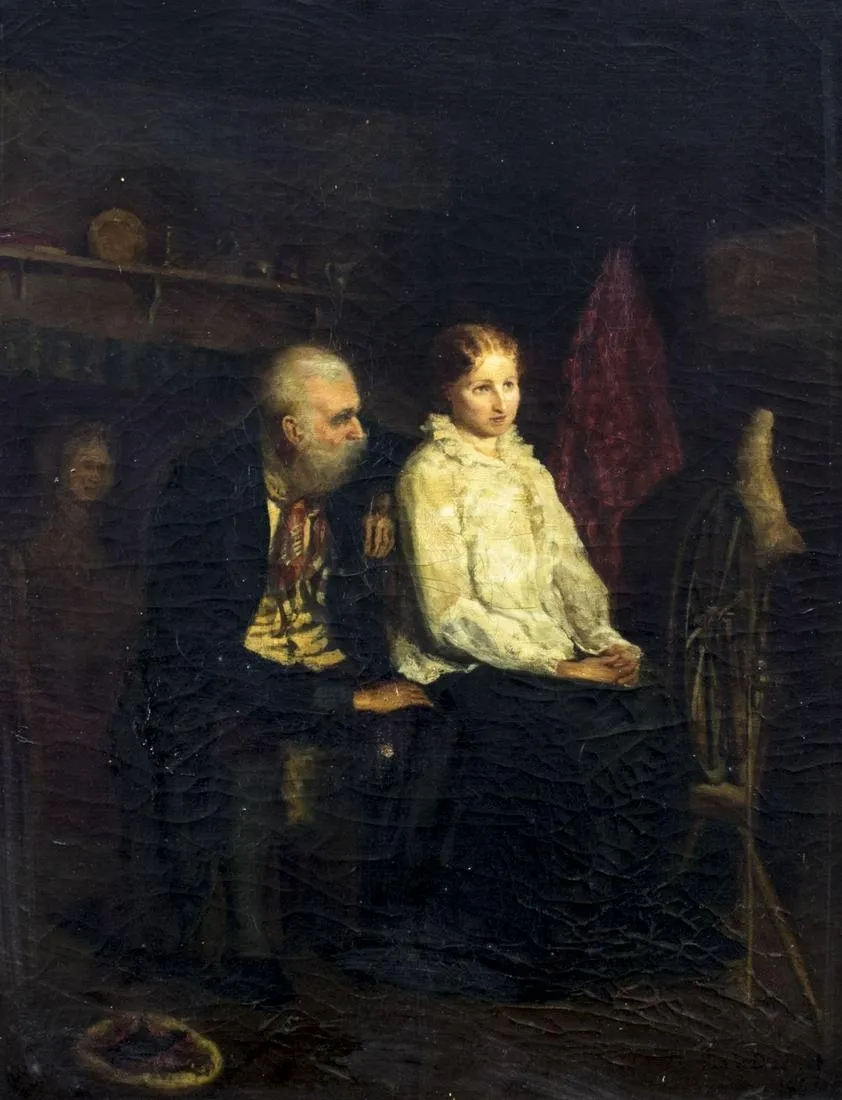 Phoebe Davis Natt | Interior Scene (1880s) | MutualArt