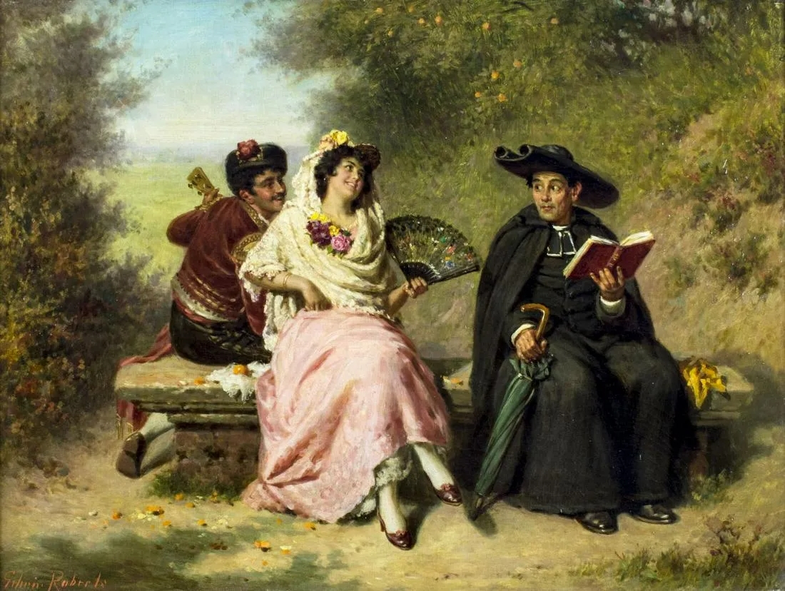 Edwin Thomas Roberts | Merry and Wise | MutualArt