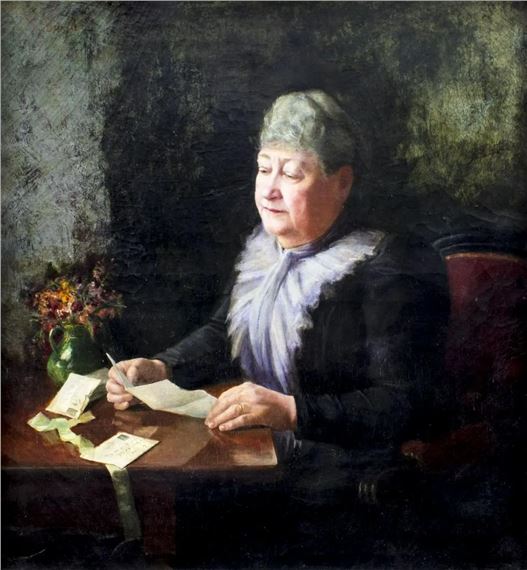 Jeanie Boyd | Old Woman Reading Letter | MutualArt