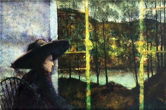 Donald Roy Purdy | Woman Starring at Landscape | MutualArt
