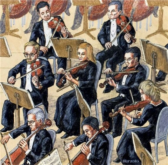 Marzolo | Illustration - Orchestra | MutualArt