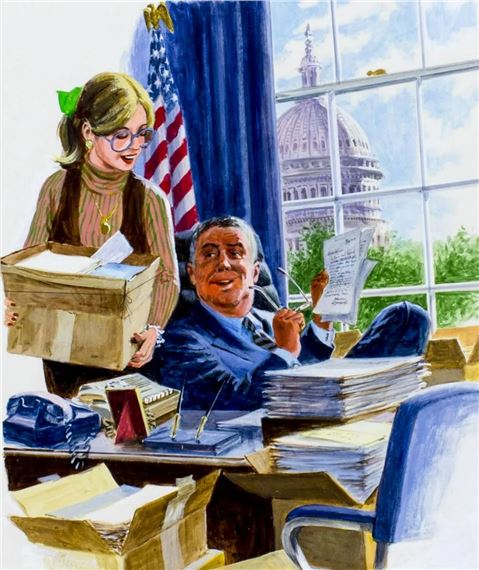 Crawford Mel | Congressman Getting Mail (1980) | Artwork performance at ...