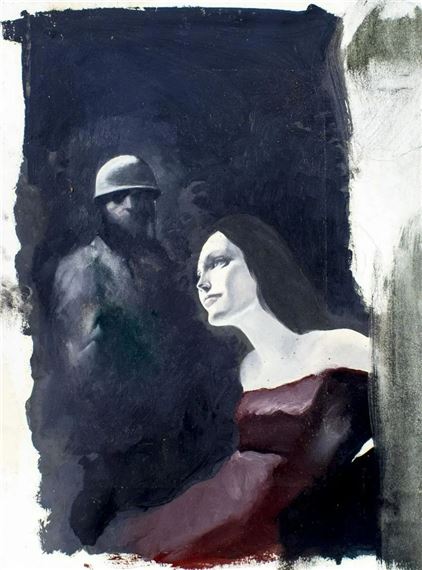 John Mandel | Illustration - Woman and Soldier | MutualArt