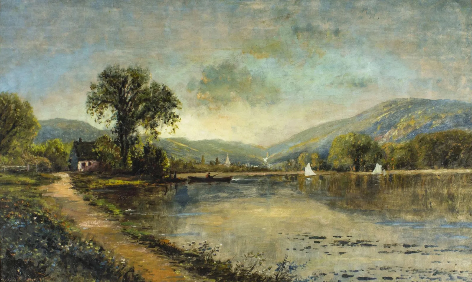 Edmund Darch Lewis | Landscape (1891) | MutualArt