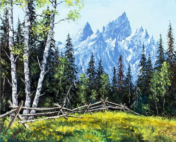 Keith Fay | Landscape - The Old Buck and Rail | MutualArt