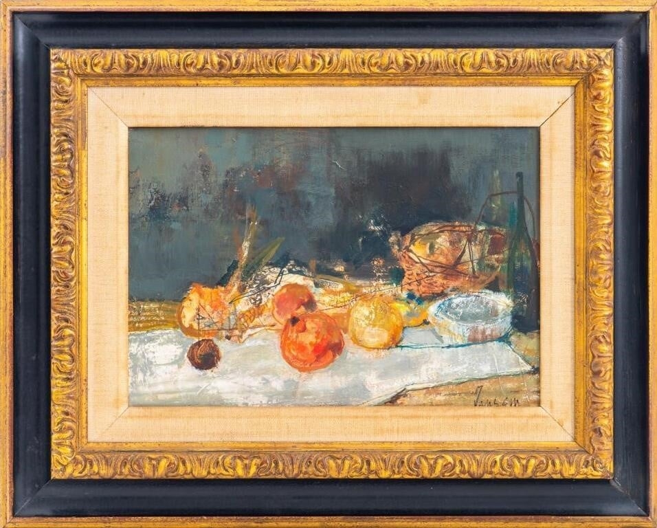 Jean Jansem | Jean Jansem Still Life Oil on Canvas | MutualArt