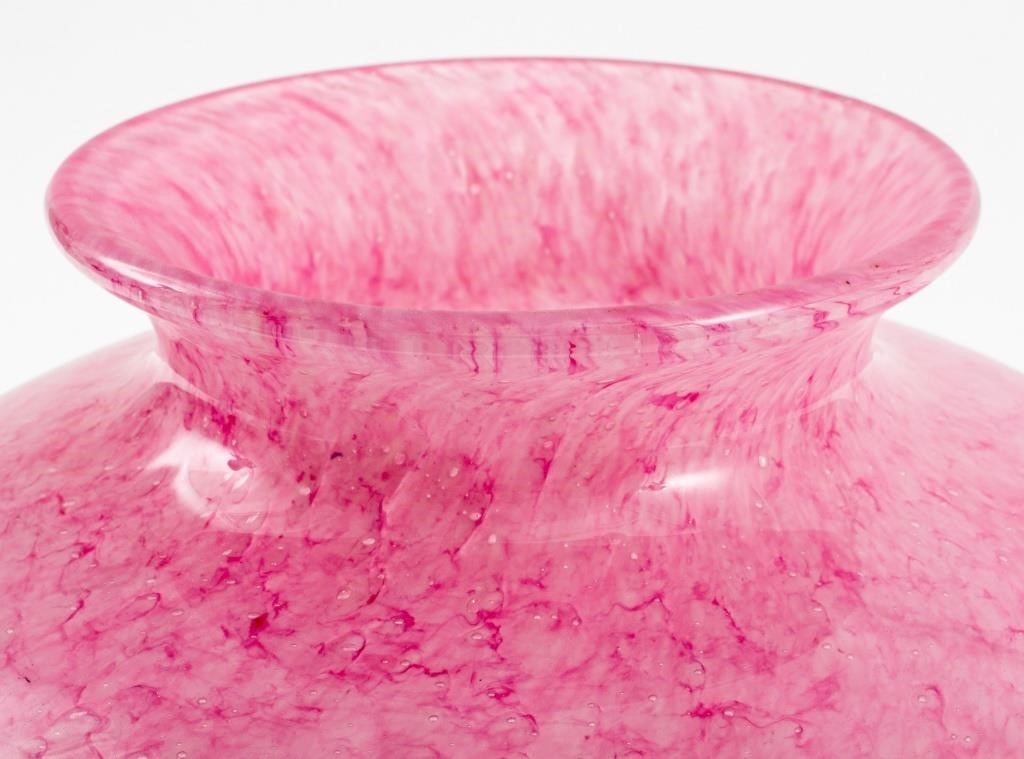 Frederick Carder | Carder Steuben Rose Cluthra Glass Vase | MutualArt