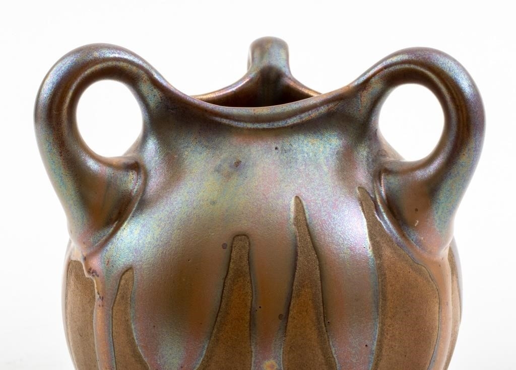 Émile Diffloth | Emile Diffloth Boch Freres Art Nouveau Vase | MutualArt