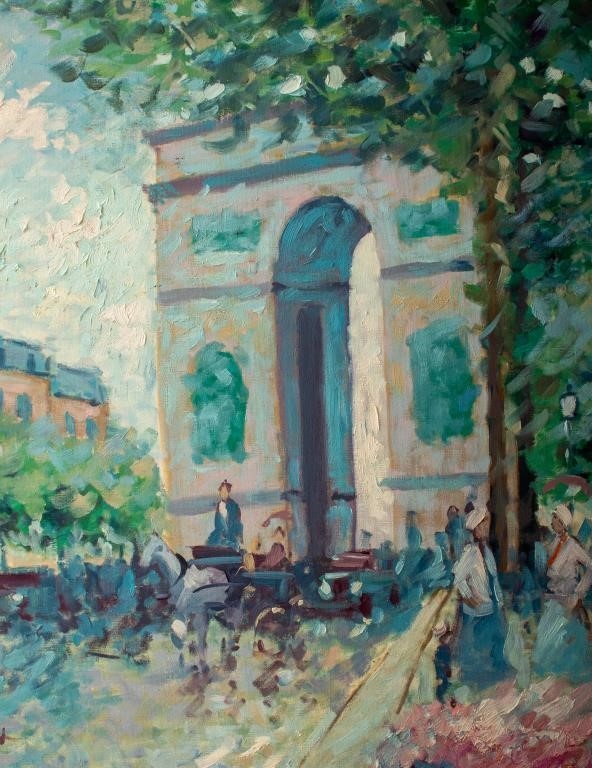 Lissandro Lopez Baylon | Lisandro Lopez Baylon Cityscape Oil on Canvas ...