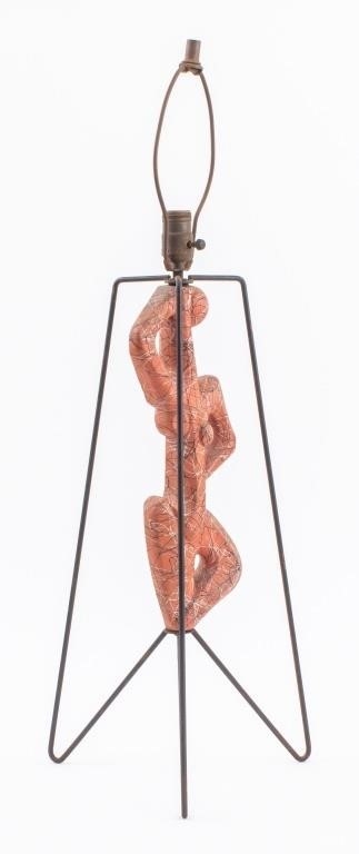 Frederick Weinberg | Frederick Weinberg Plaster Figural Table Lamp ...