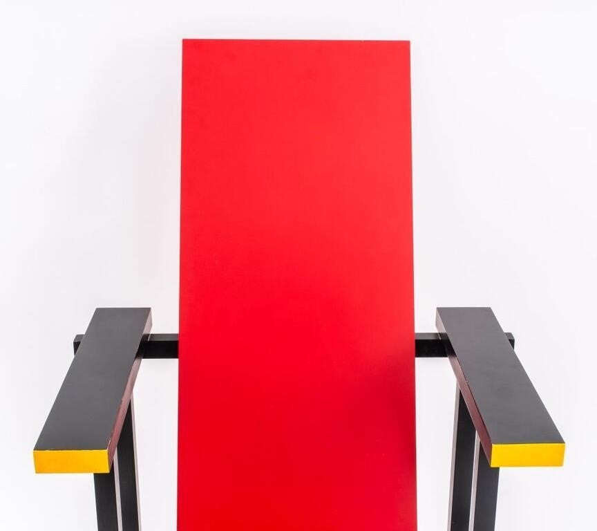 Gerrit Rietveld | De Stijl Red Blue Chair | MutualArt