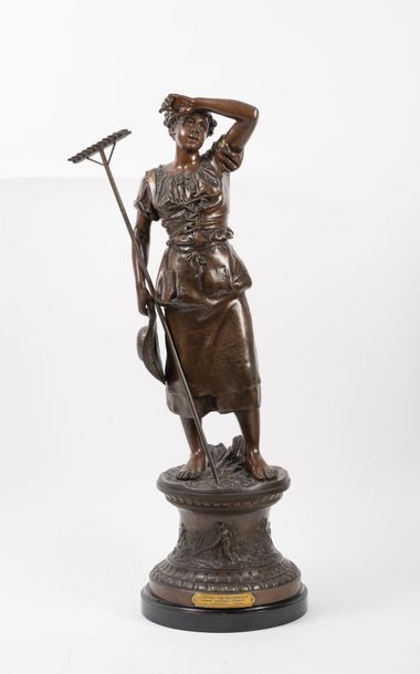 Henri Weisse | Rake Proof in regula with brown patina. Signed on the ...