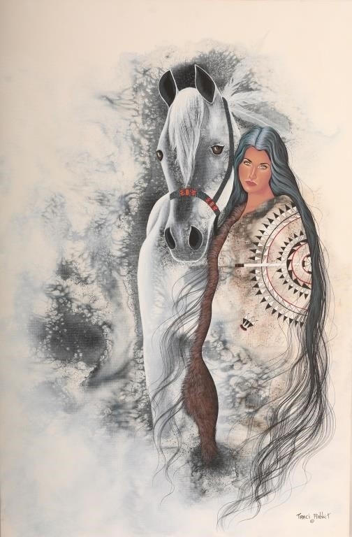 Native American Princess Drawing