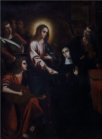 Francisco Ribalta | Desposorios místicos de santa Gertrudis | MutualArt