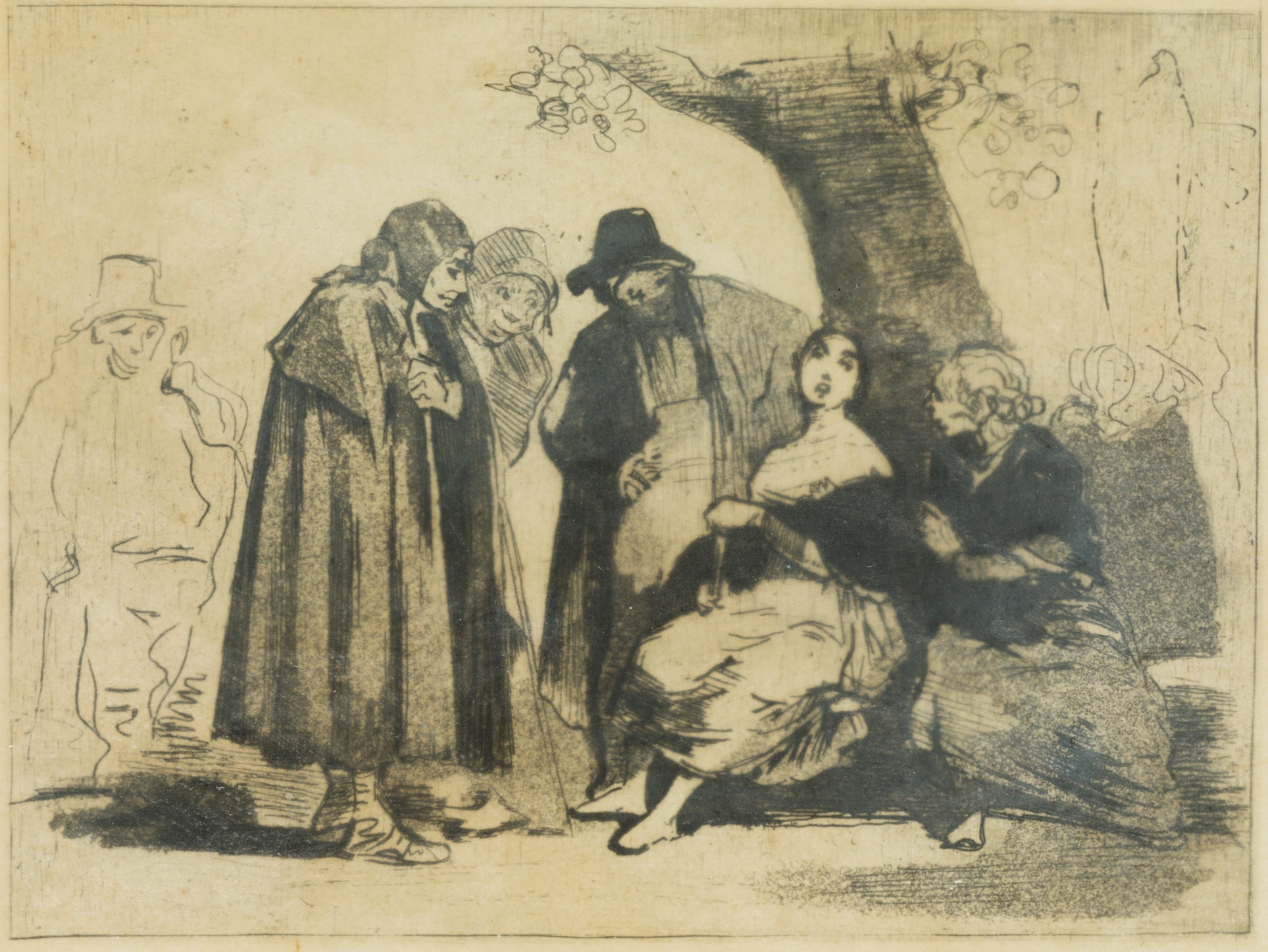 Leonardo Alenza Y Nieto | Capricho de Alenza nº6: Escena campestre ...