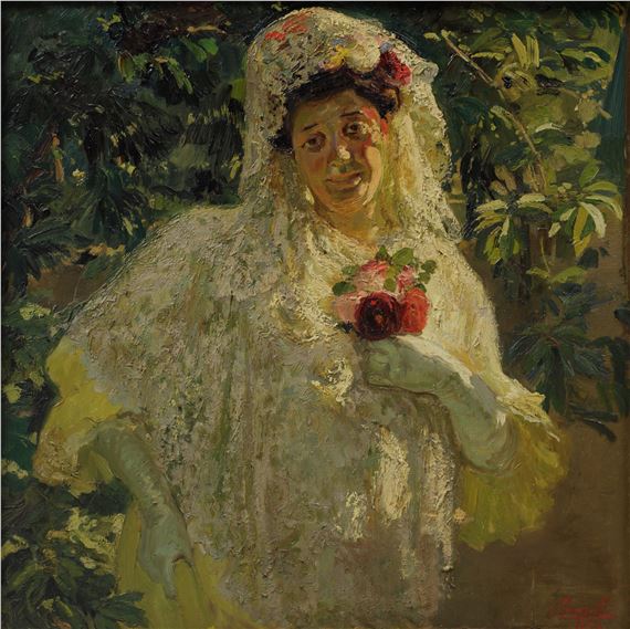 José Mongrell | Male portrait (1885) | MutualArt