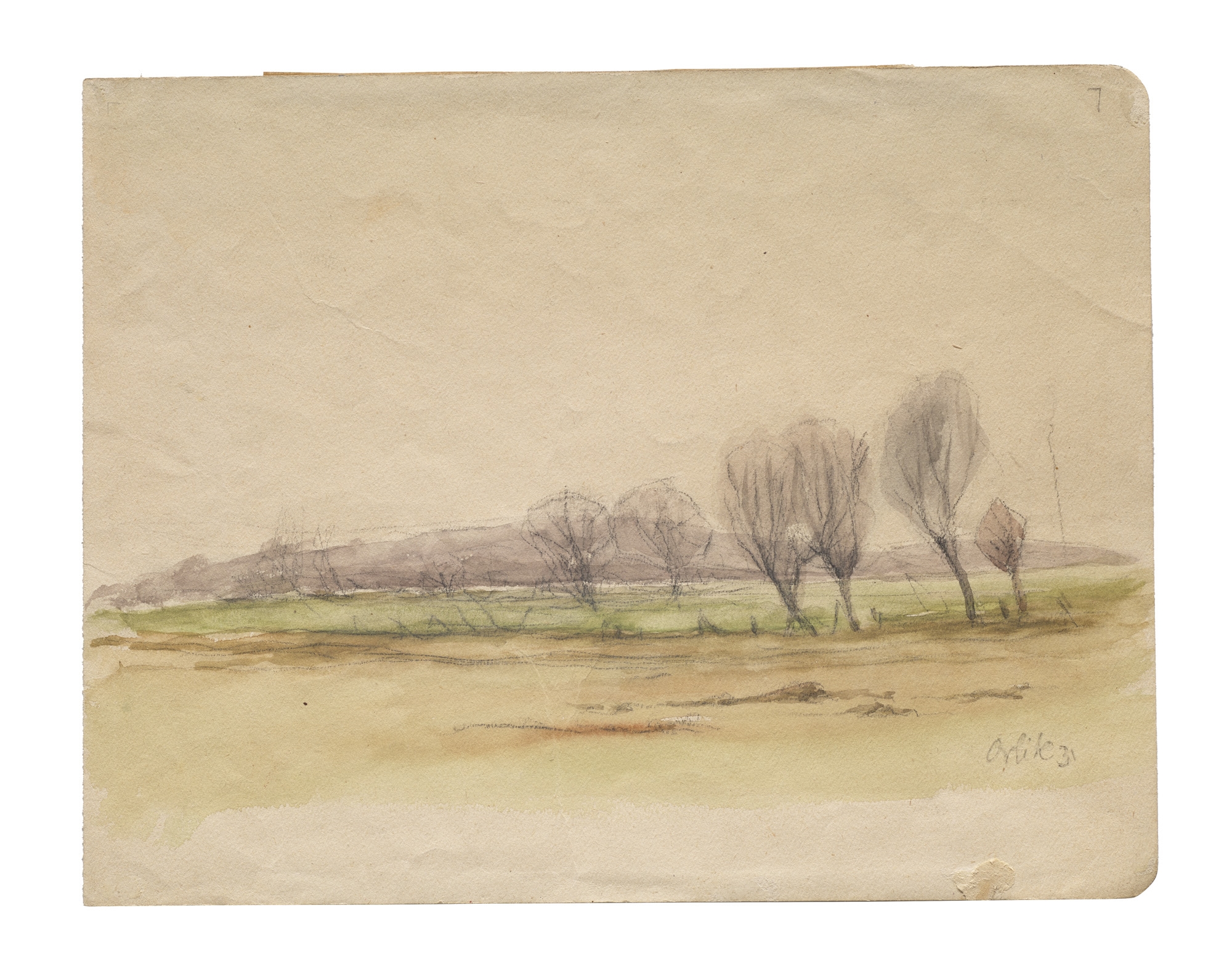 Emil Orlik | Baumlandschaft (1931) | MutualArt