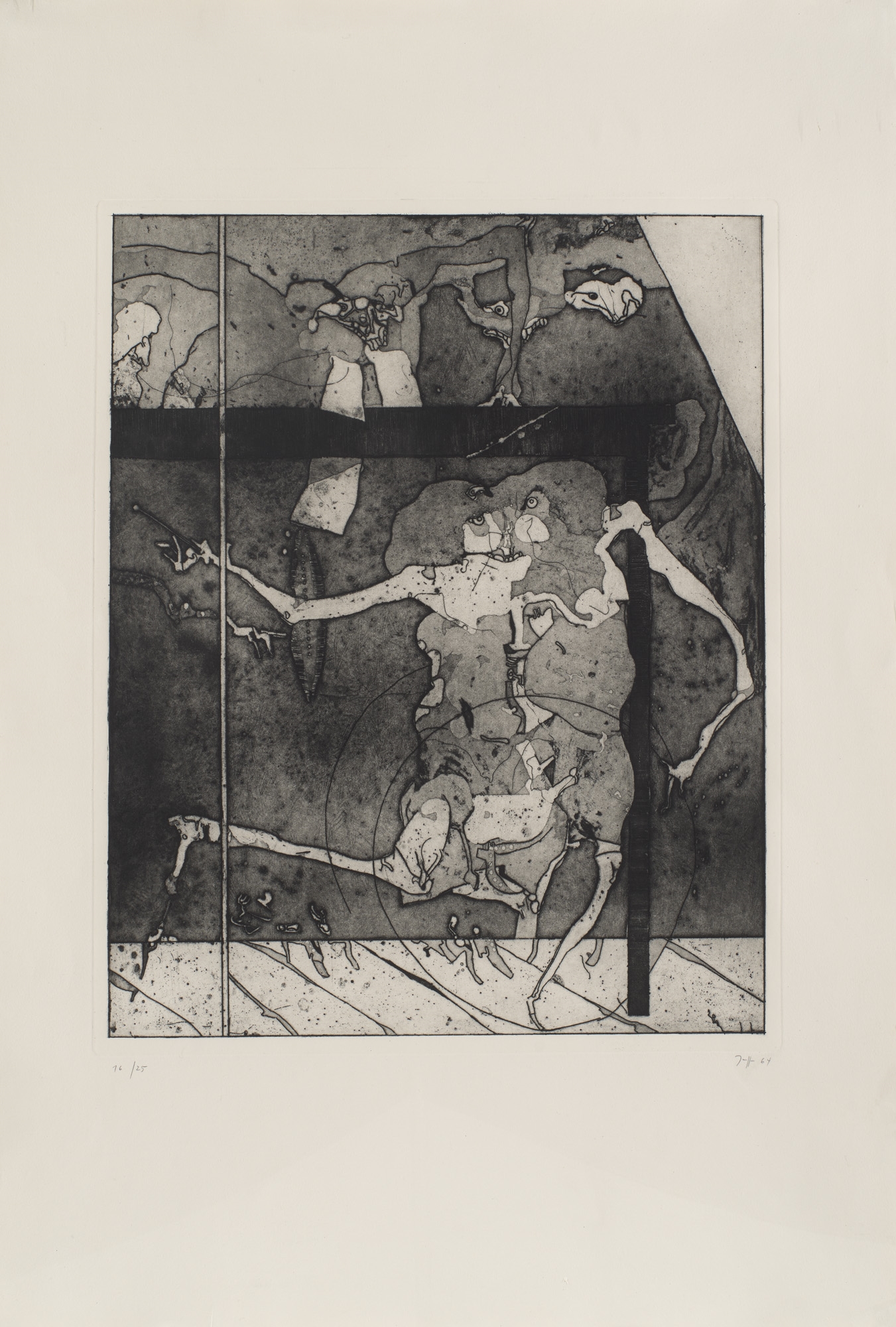 Horst Janssen | Josefinchen unterm Tisch (1964) | MutualArt