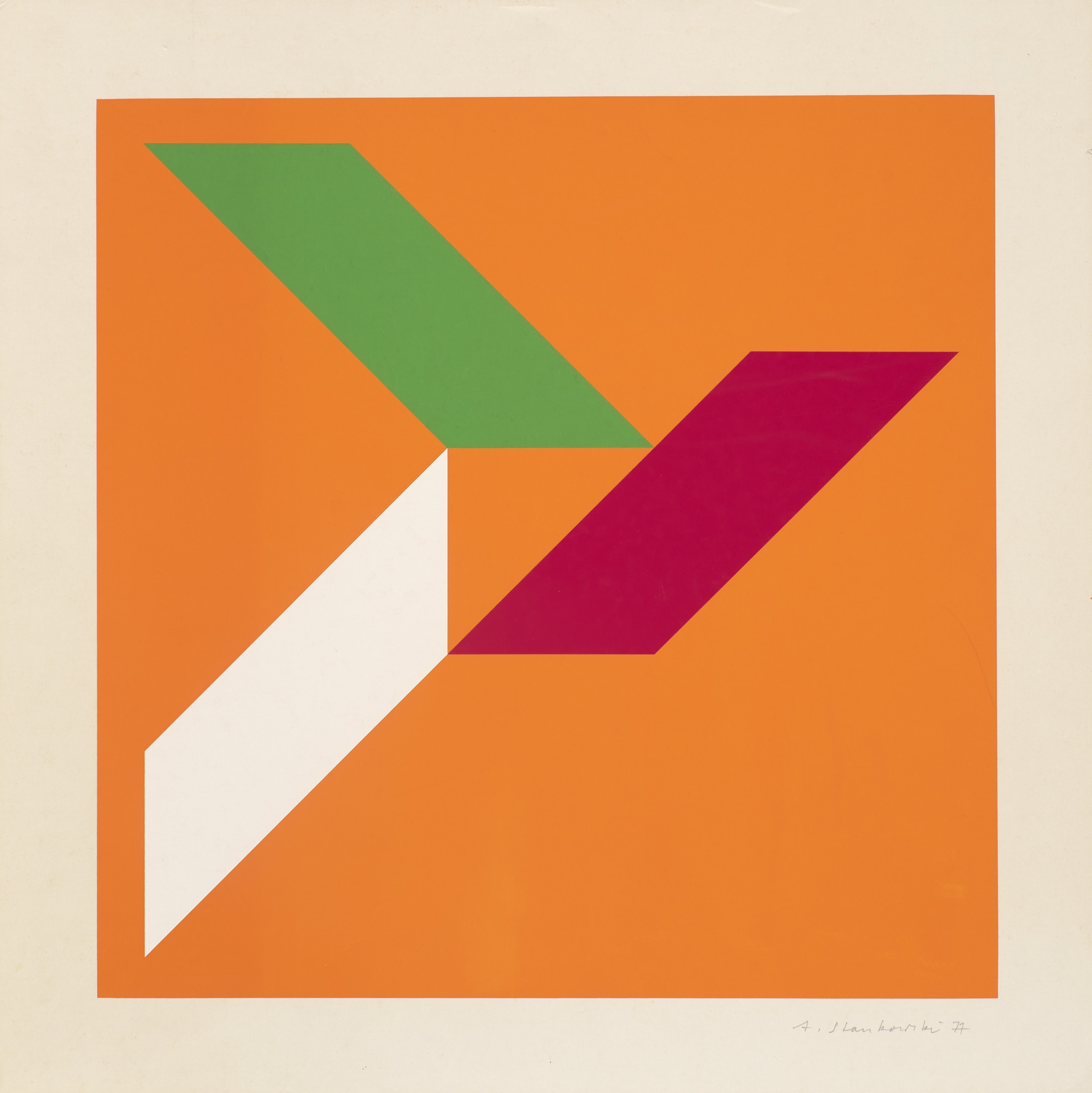 Anton Stankowski | o.T (1977) | MutualArt