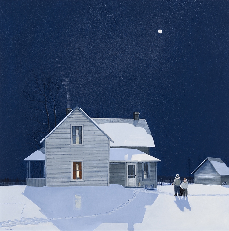 Peter Shostak | The Moon Followed Us all the Way to the Barn (1981 ...
