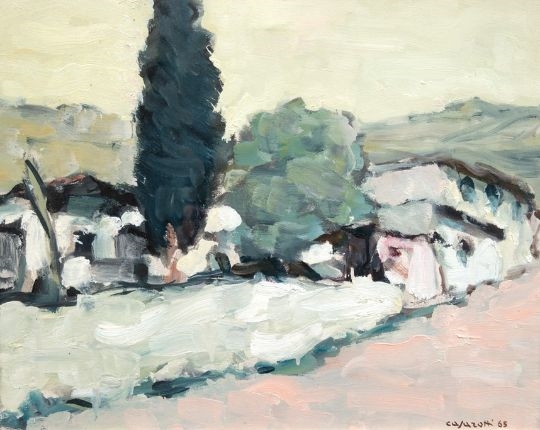 Alberto Casarotti | Mediterane Dorflandschaft | MutualArt