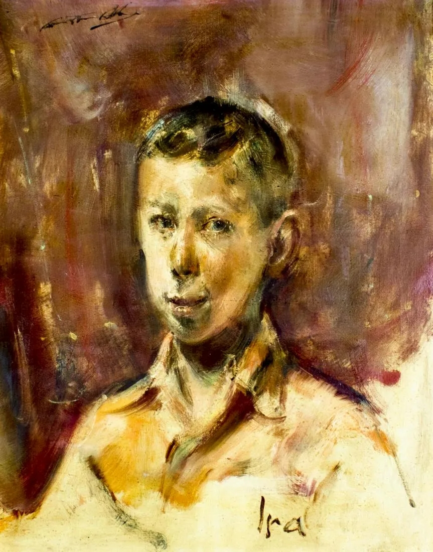 Antonio Blanco | Portrait of Boy - Master Ira Schulte (Circa 1957 ...