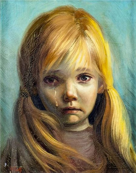 Vitto Rivetti | Portrait of Crying Girl | MutualArt