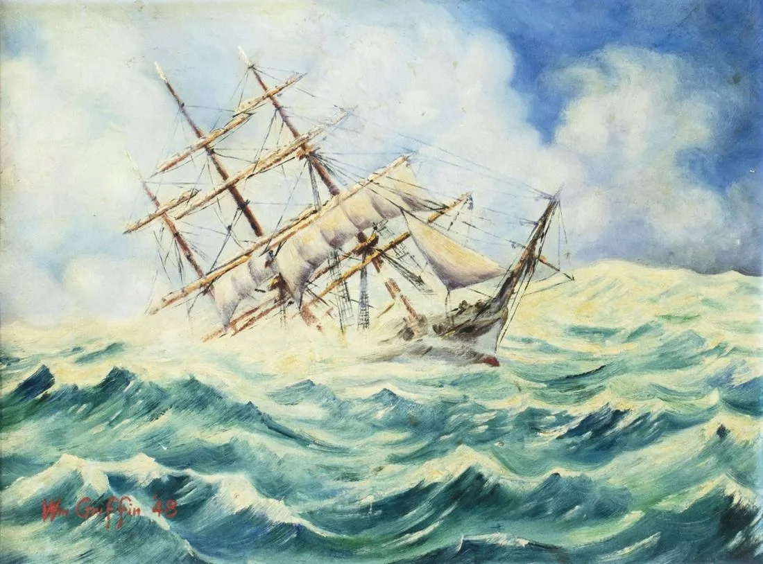 William Griffin | Sail Ship (1948) | MutualArt
