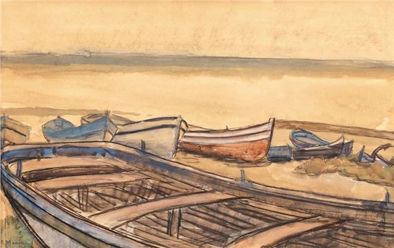 Rodica Maniu Mutzner | Bărci la Balcic | MutualArt